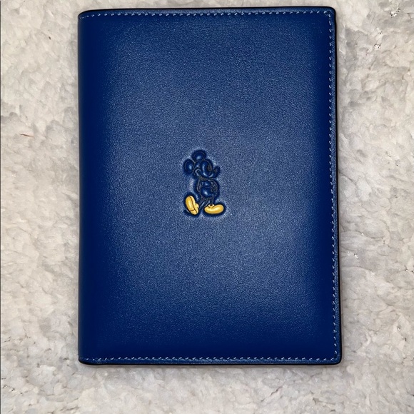 Coach | Bags | Coach X Disney Mickey Mouse Leather Passport Travel Case ...